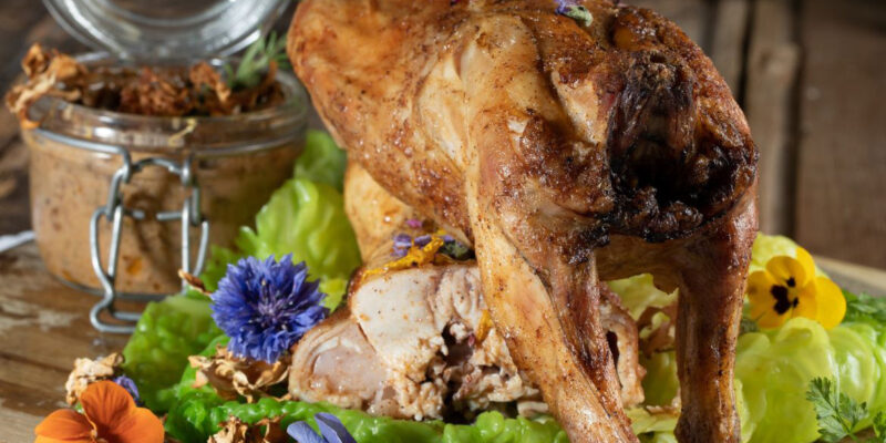 Feldhase mit Pilzrahmsauce: Ein Rezept von wild-oesterreich.at